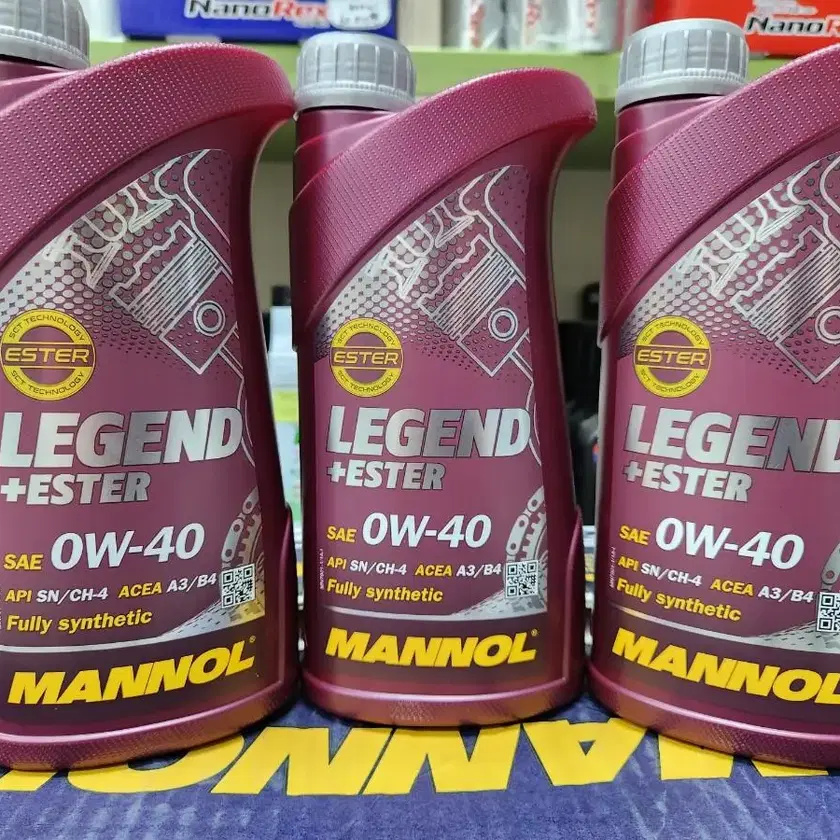 MANNOL SUPERIOR LEGEND + ESTER 0W30/0W40 Synthetic engine oil #엔진오일,#합성엔진오일,#5w30,#0w30,#에스테르첨가제 ...