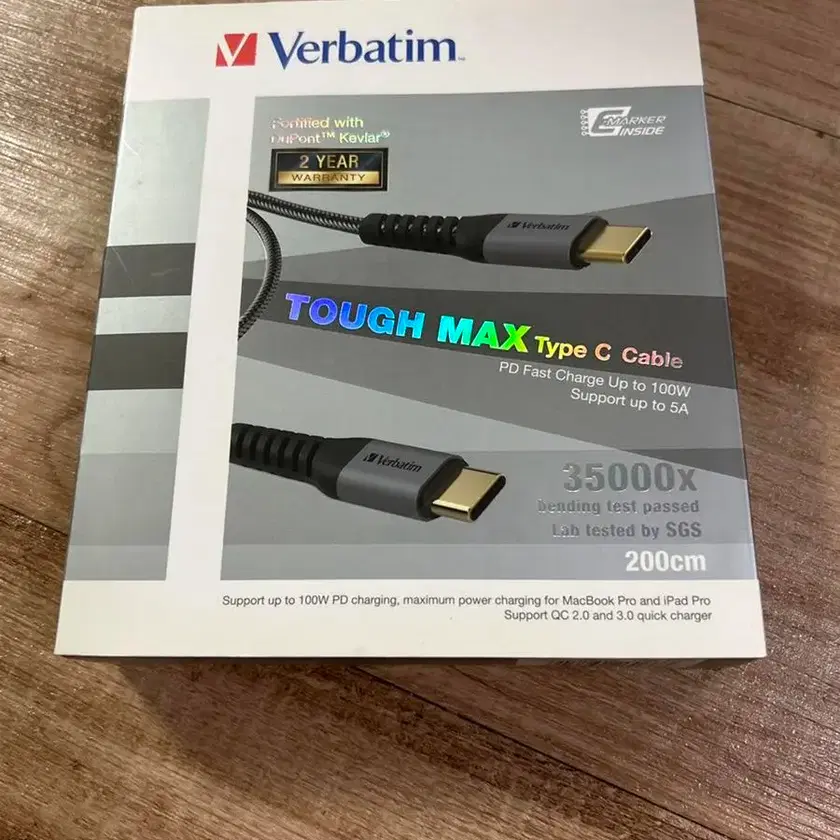 Verbatim Touchmax Type-C Cable on Bunjang Global Site.