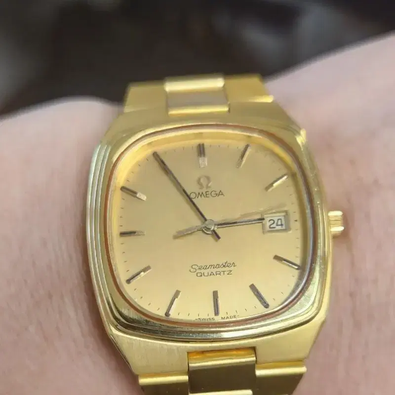 OMEGA | 오메가 Omega Seamaster Quartz Television Watch #오메가,#씨마스터,#쿼츠,#테레비 ...