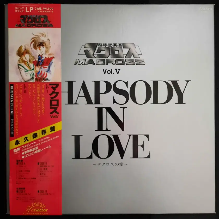 Super Space-Time Fortress Macross Vol.V RHAPSODY IN LOVE LP on Bunjang ...