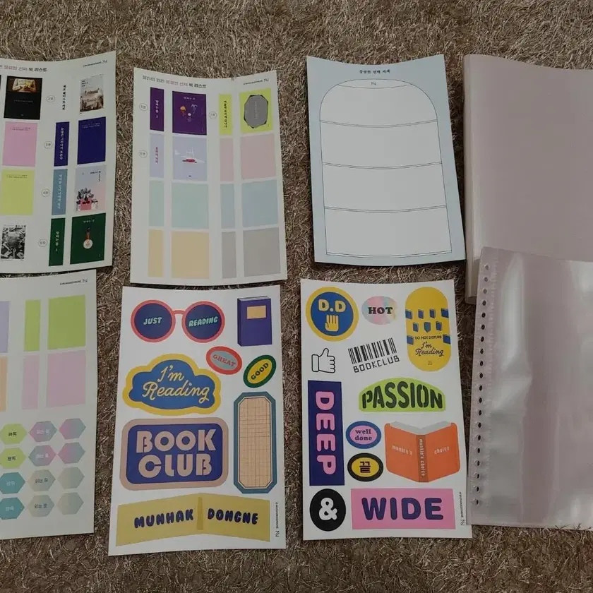 Simple Basics 20 Balls binder sticker book organizer on Bunjang Global ...