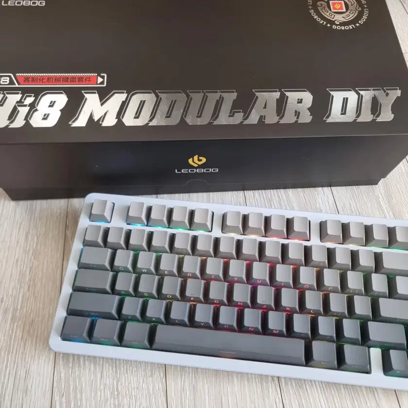 leobog hi8 gaming wireless keyboard Kyle Box Aurora Ice Cream #가스켓키보드 ...