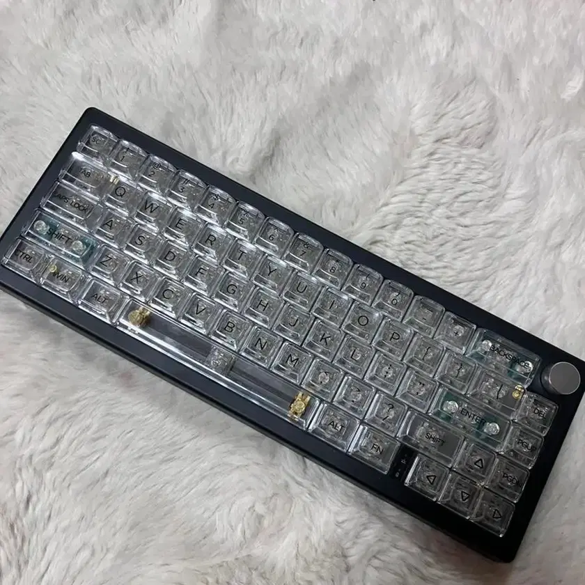 GMK67 Custom Keyboard Transparent Ver (BSUN RAW) #커스텀키보드,#키보드,#gmk67 ...