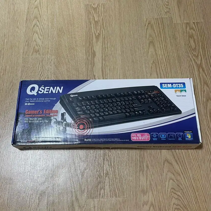 [New/Box] Old Qsen DT35 GP Electronics Old Q #구큐,#지피전자,#큐센,#키보드,#DT35 on Bunjang Global Site.