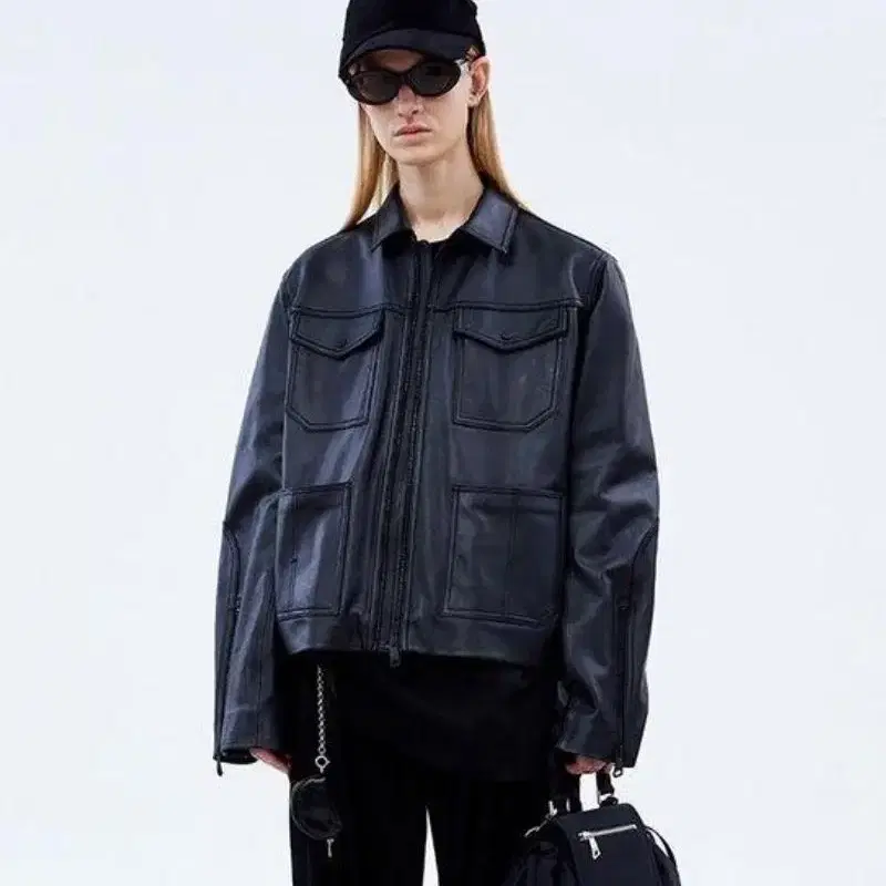 ADER ERROR | 아더에러 [A2] Arthur Errors Hanson Leather Jacket Black #adererror,#아더에러자켓,#아더에러레더 ...