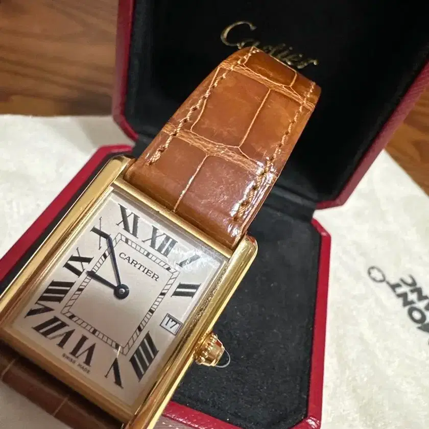 CARTIER | 까르띠에 Cartier Tank Louis Large Date Window For Sale #까르띠에 ...