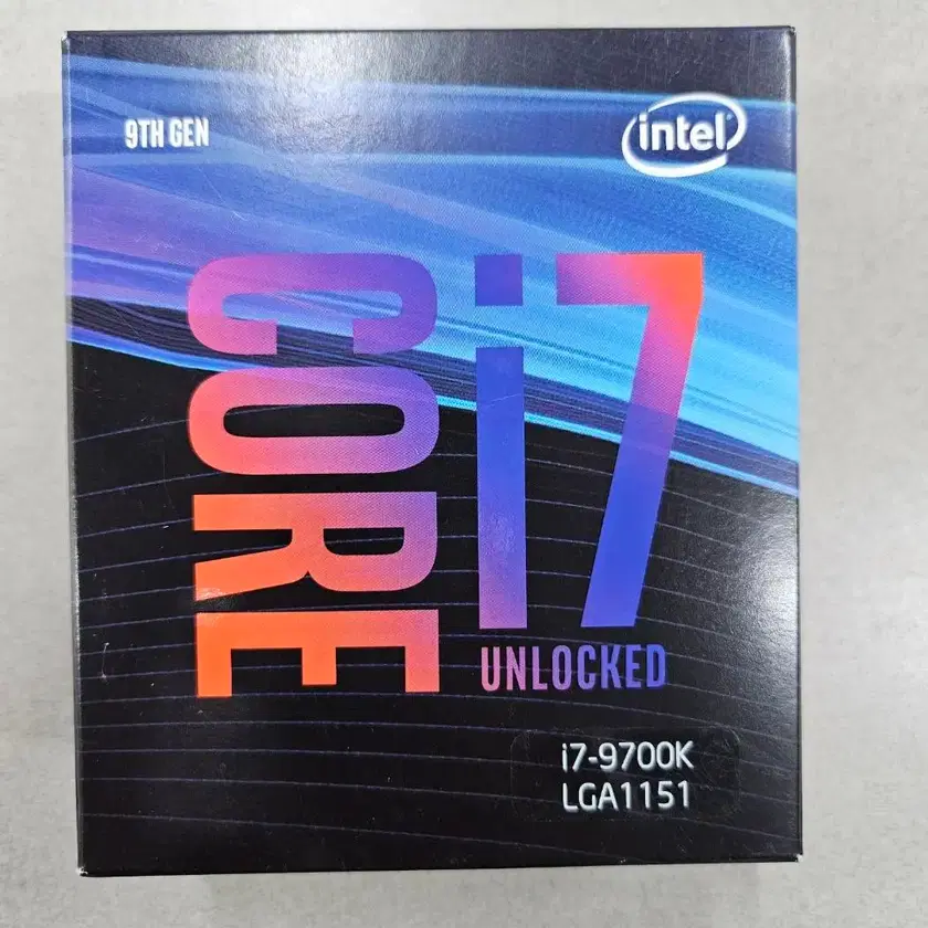 (unsealed) I7 9700K on Bunjang Global Site.