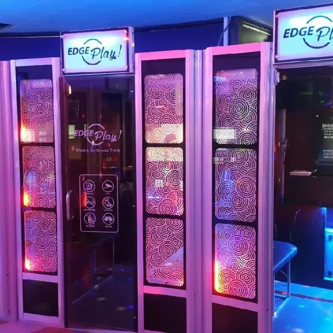 Coin operated karaoke booth Edge Play Pension,Kids Cafe,Restaurant #코인 ...