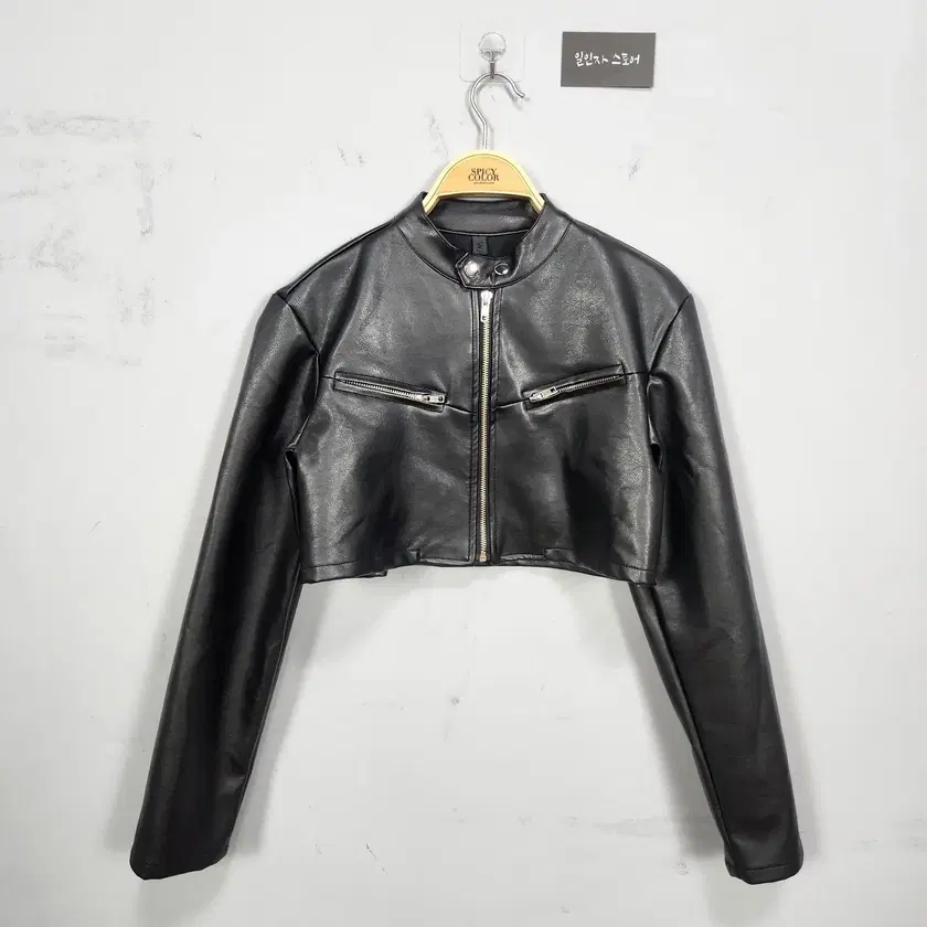[First Come First Served]One Person/Wave Unique Reza Crop Short Leather ...
