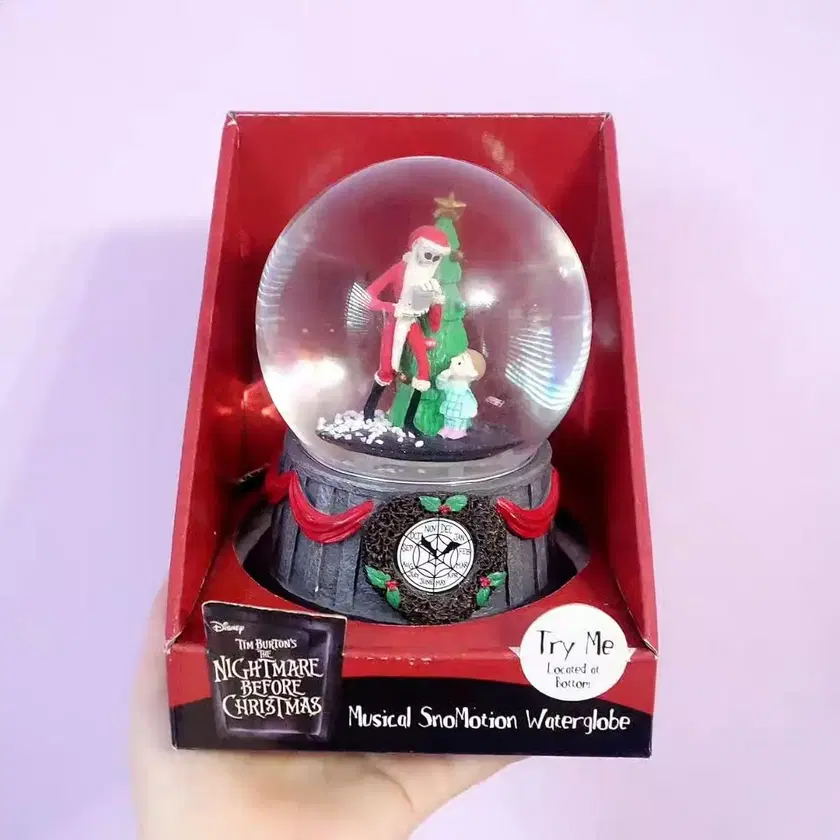 *ON SALE* Vintage Props - The Nightmare Before Christmas Snowmotion Music Snow Ball #빈티지인테리어 ...