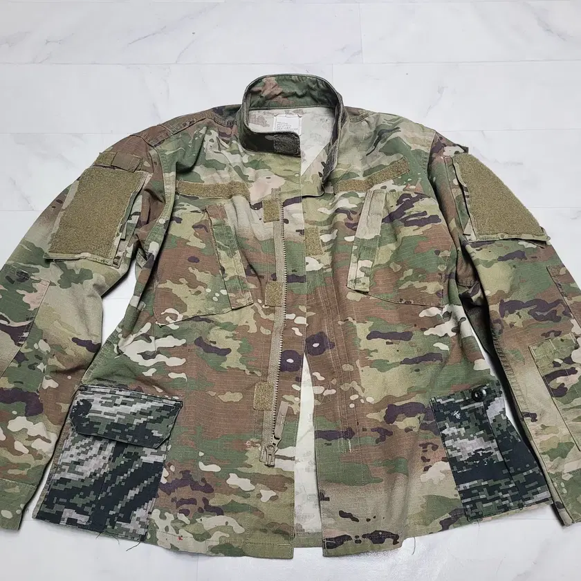 US Army ACU Desert Camo Field Jacket Medium Short Size Pol940 #미군군복,#미군 ...
