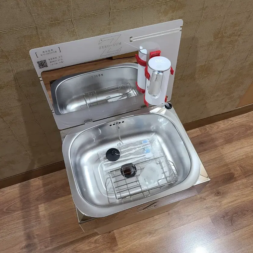 Zero-sum camping faucet sink (water closet) #캠핑싱크대,#캠핑개수대,#캠핑수전,#제로썸싱크대 ...