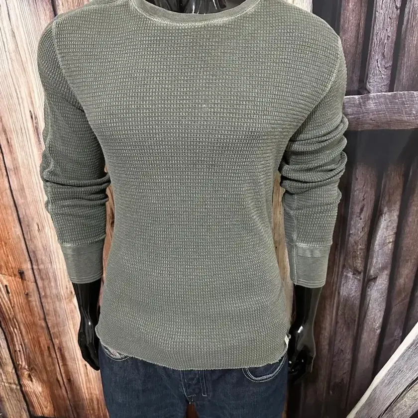 RRL | 더블알엘 Double L RRL Waffle Knit Olive #rrl볼캡,#리얼맥코이,#더블알엘데님,#더블알엘가죽 ...