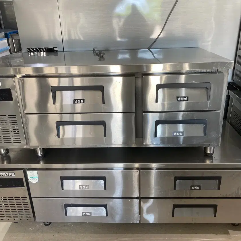 Everzen 1500 Low-Drawer Table-Top Refrigerator for Commercial Use #서랍식 ...