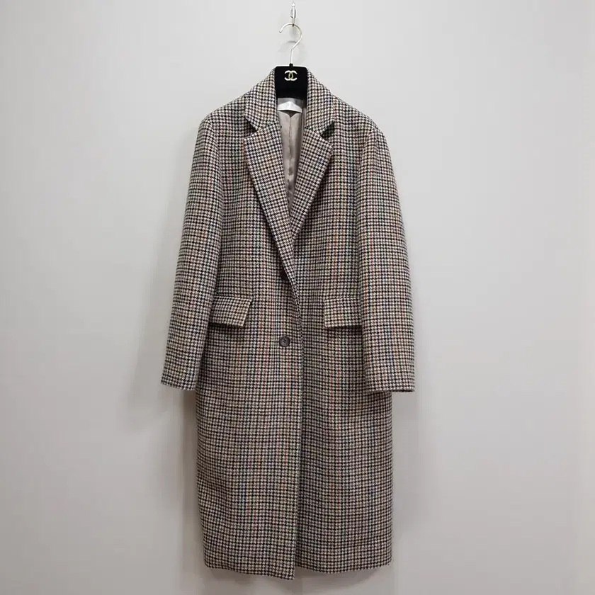 SJSJ 한섬 SJSJ 20FW 핸드메이드 체크 모직 롱코트 S사이즈 #롱코트,#체크롱코트,#모직코트,#정장룩,#오피스룩on Bunjang Global Site.