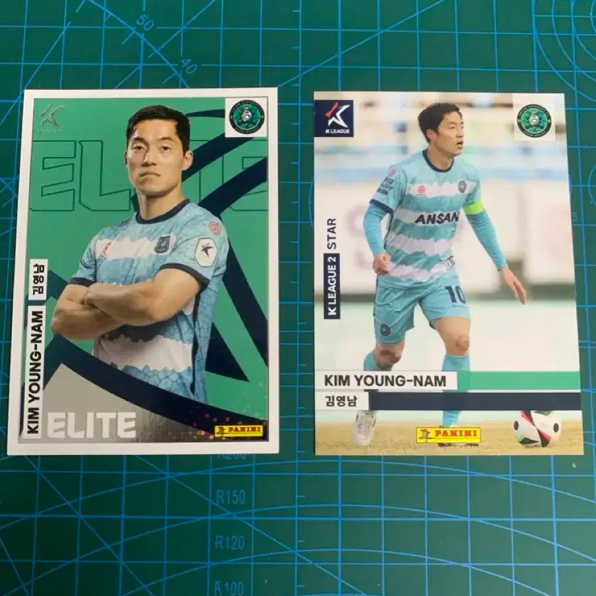 K-League Panini Ansan Greeners Kim Young-Nam Card Set on Bunjang Global ...