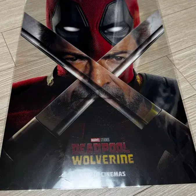 Deadpool Wolverine PET Transparent Poster on Bunjang Global Site.