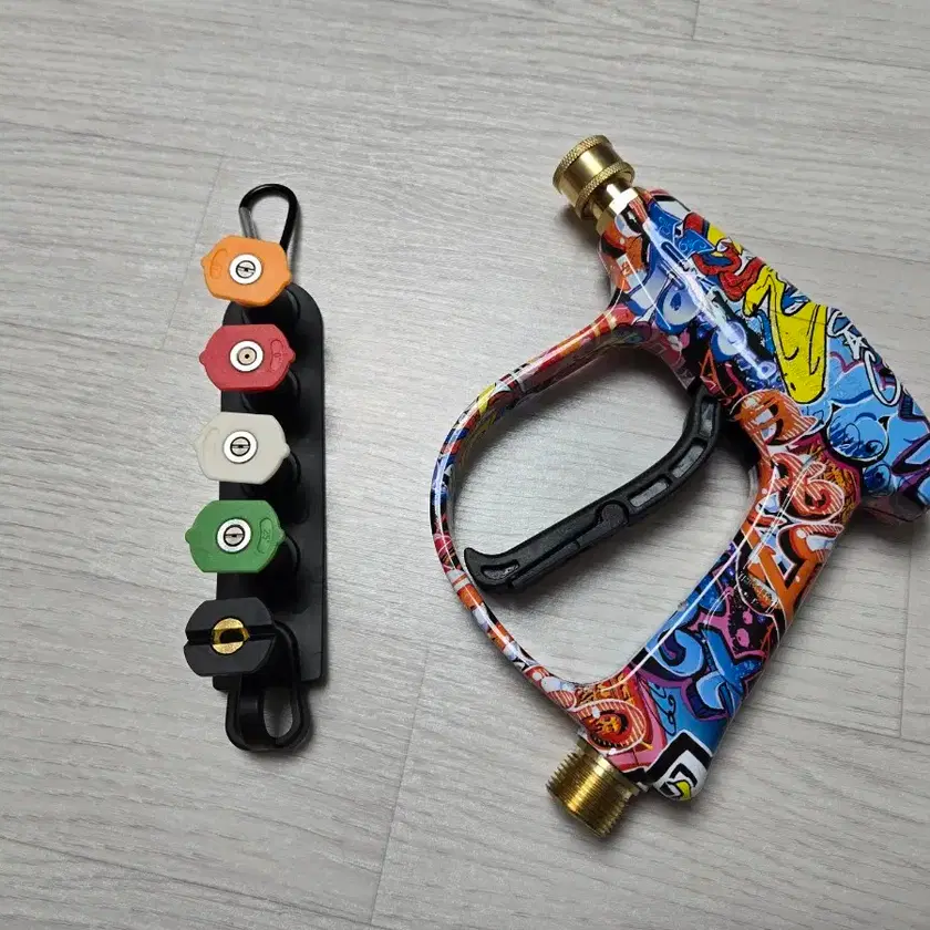 High-pressure car wash gun 1/4 one-touch nozzle Includes 5 car wash ...