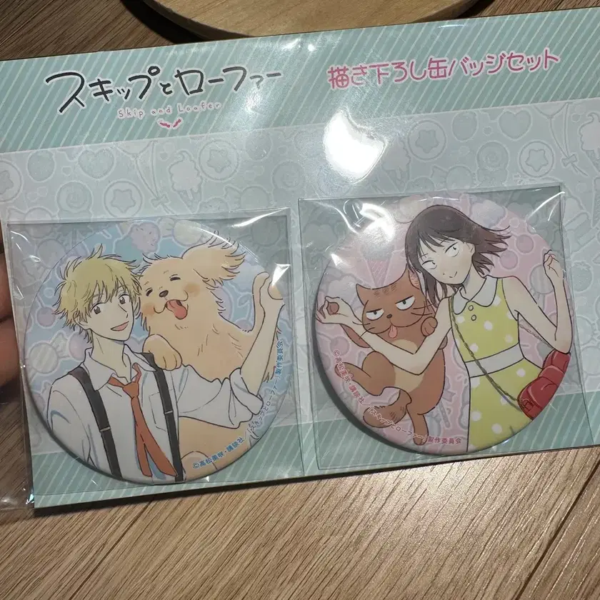 [unsealed] Skip and Loafer Big Can Badge Cat Mitsumi on Bunjang Global ...