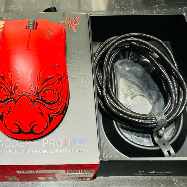 데스에더 V3 Pro FAKER 페이커 에디션(민트급) #데브삼,#페브삼,#데스에더v3pro,#데스에더페이커,#레이저on ...