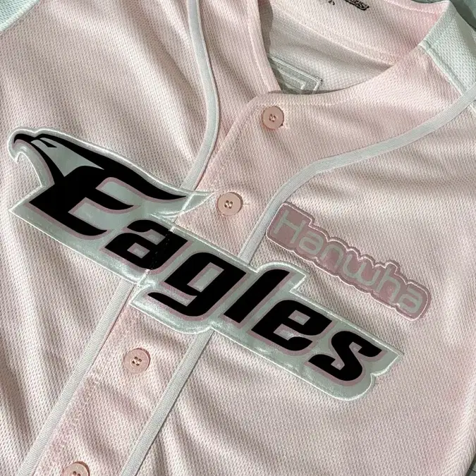 (Old Version) Hanwha Eagles Pink Uniform 85 Moon Dong-ju Marking #한화이글스 ...
