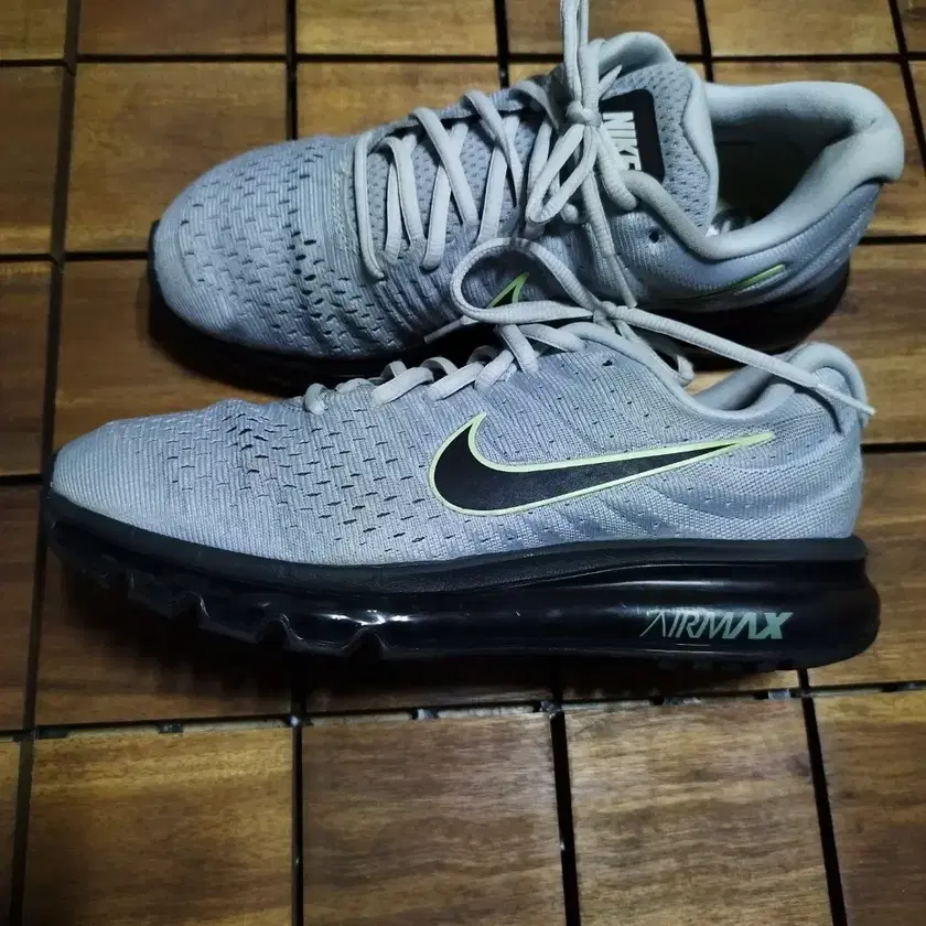 NIKE | 나이키 265mm Nike Air Max 2017 Wolf Grey Sneakers on Bunjang Global Site.