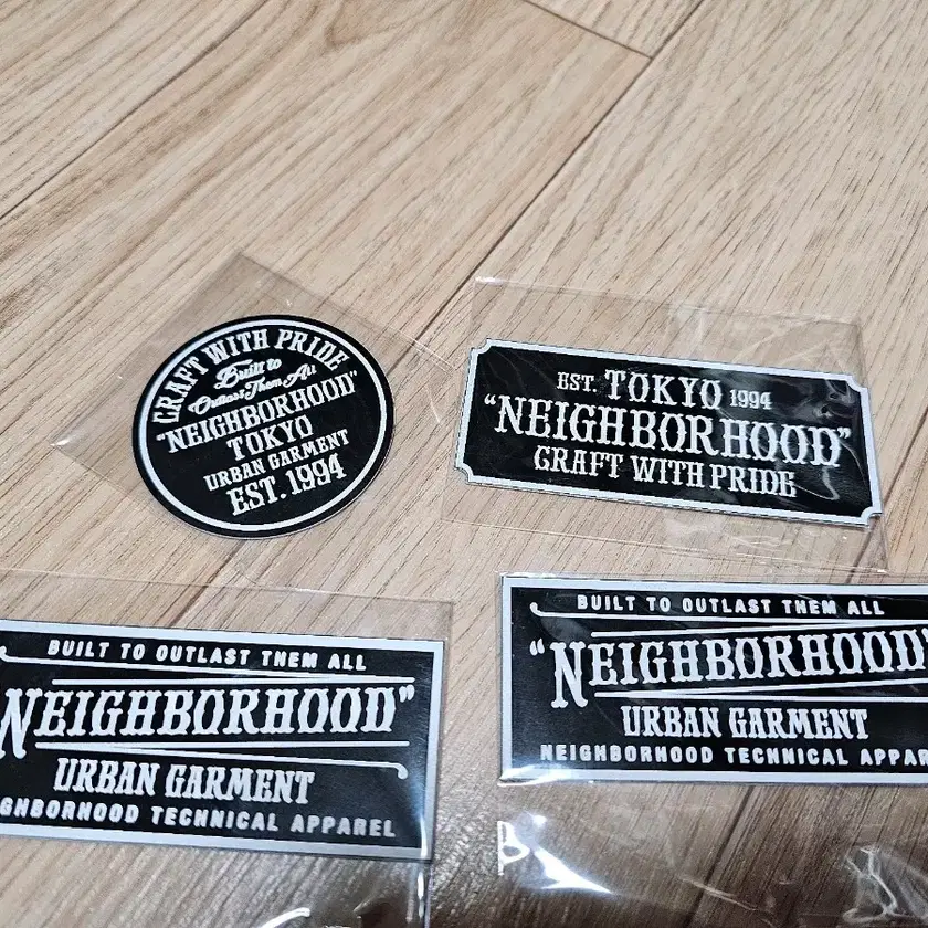 NEIGHBORHOOD | 네이버후드 Neighborhood Aluminum Nameplate Sticker on Bunjang ...