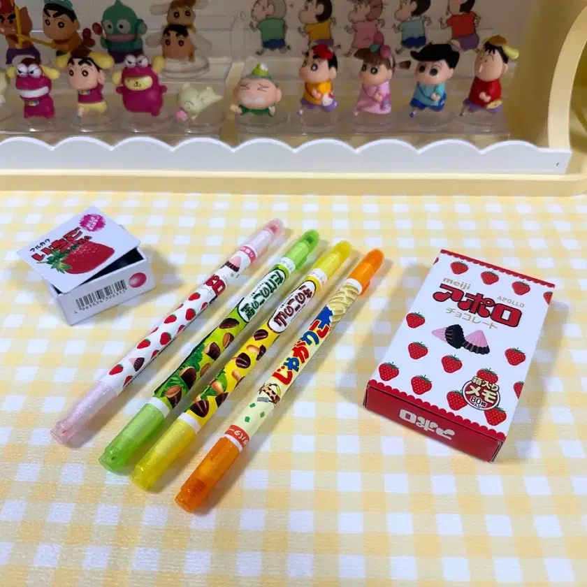 Japanese Confectionery Series Tin Case Highlighter Notepad Apollo ...