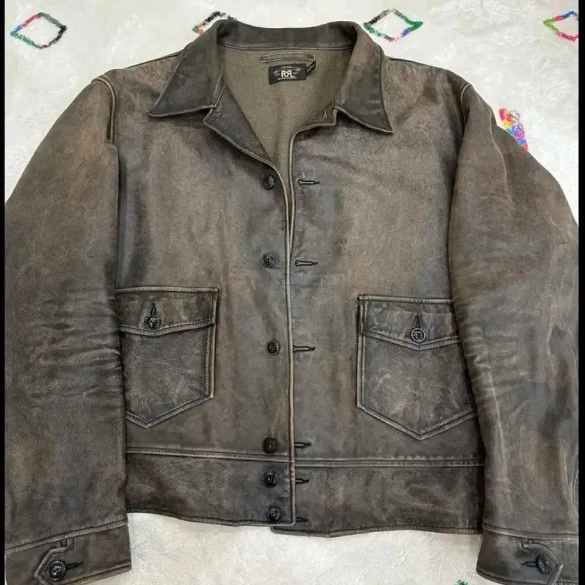 RRL | 더블알엘 [XXL] Fixed Price Double RL RRL Newsboy Leather Jacket #더블알엘 ...