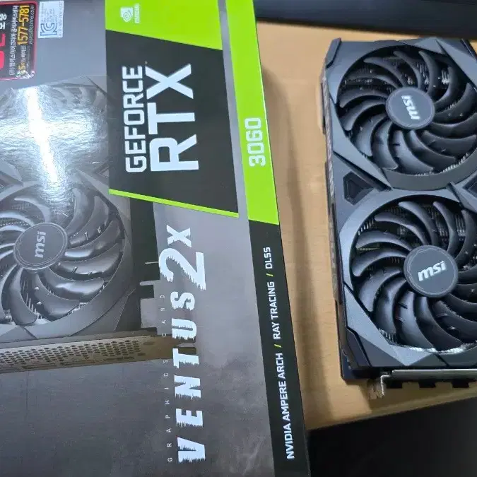 Ventus GeForce 3060 12G on Bunjang Global Site.