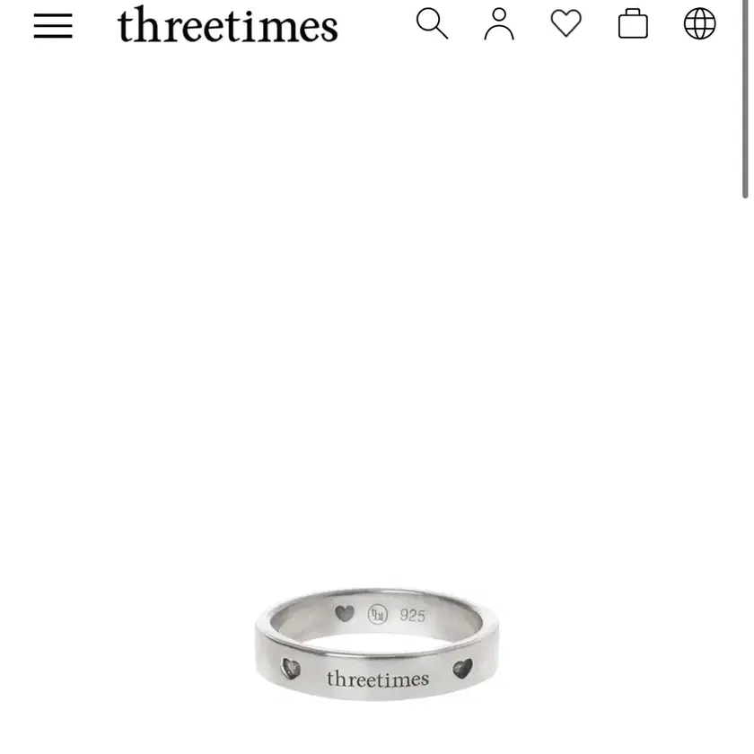 THREETIMES | 쓰리타임즈 [NEW/11] THREETIMES HUG RING THREETIMES HUG RING #쓰리타임즈,#반지,#threetime,#hug,# ...