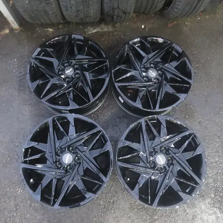 TheNewGrangerIG Genuine 19 inch wheels black painted used wheels for ...