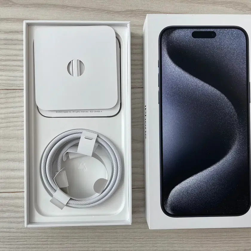 APPLE | 애플 iPhone 15 Promax Box Includes (cable included) #아이폰15프로맥스 ...