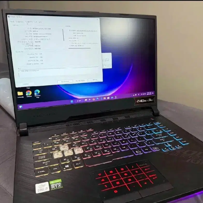 ASUS ROG STRIX G512L Gaming Laptop #게이밍노트북 on Bunjang Global Site.