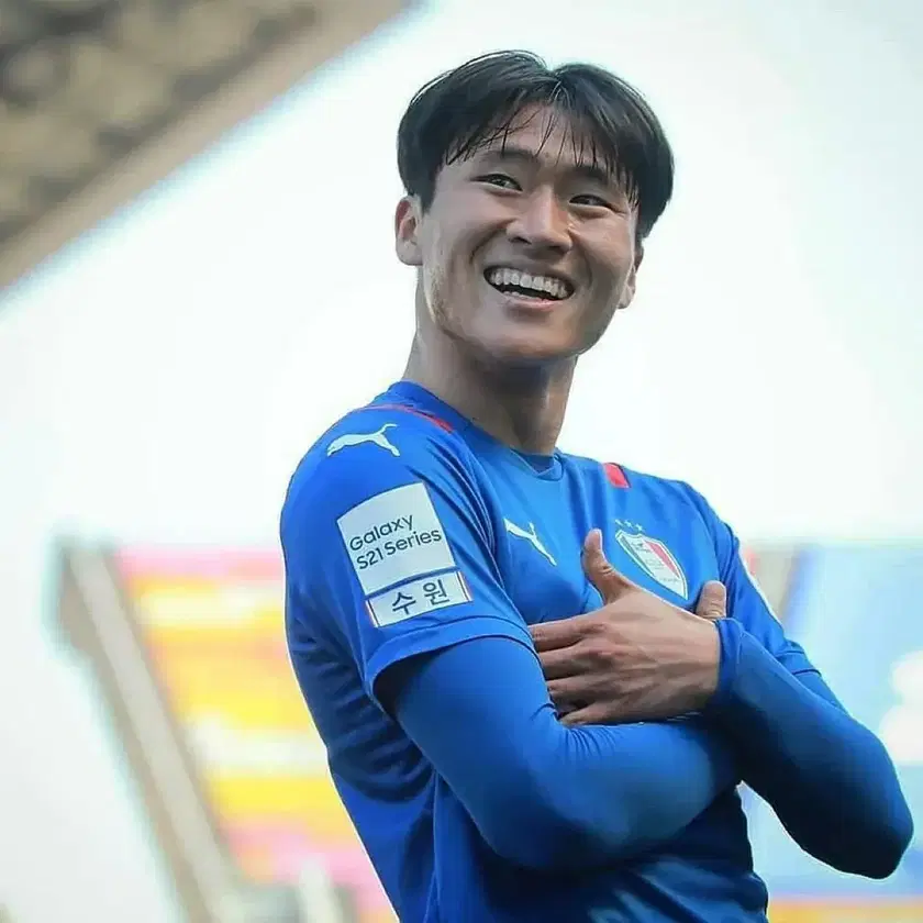 Suwon Samsung 2021 Shirt XL 2 (21 Davin Seong-Bin Blue Wings) #수원삼성,#축구유니폼,#정상빈,#MTS,#청백적장터 on ...