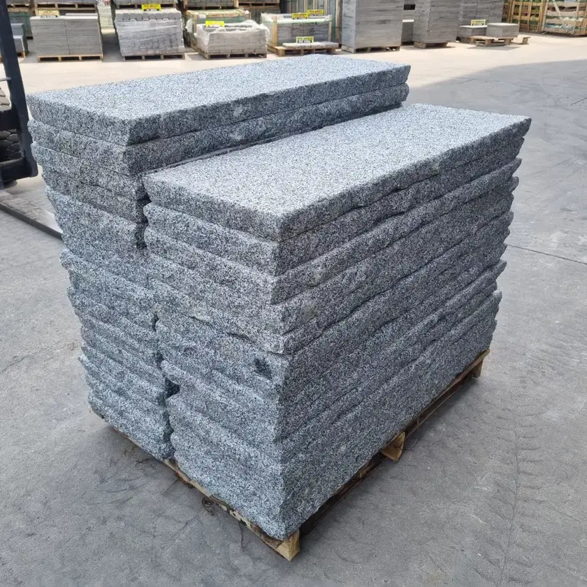 Gray stepping stone stepping stone 350x1200x50T-granite granite ...