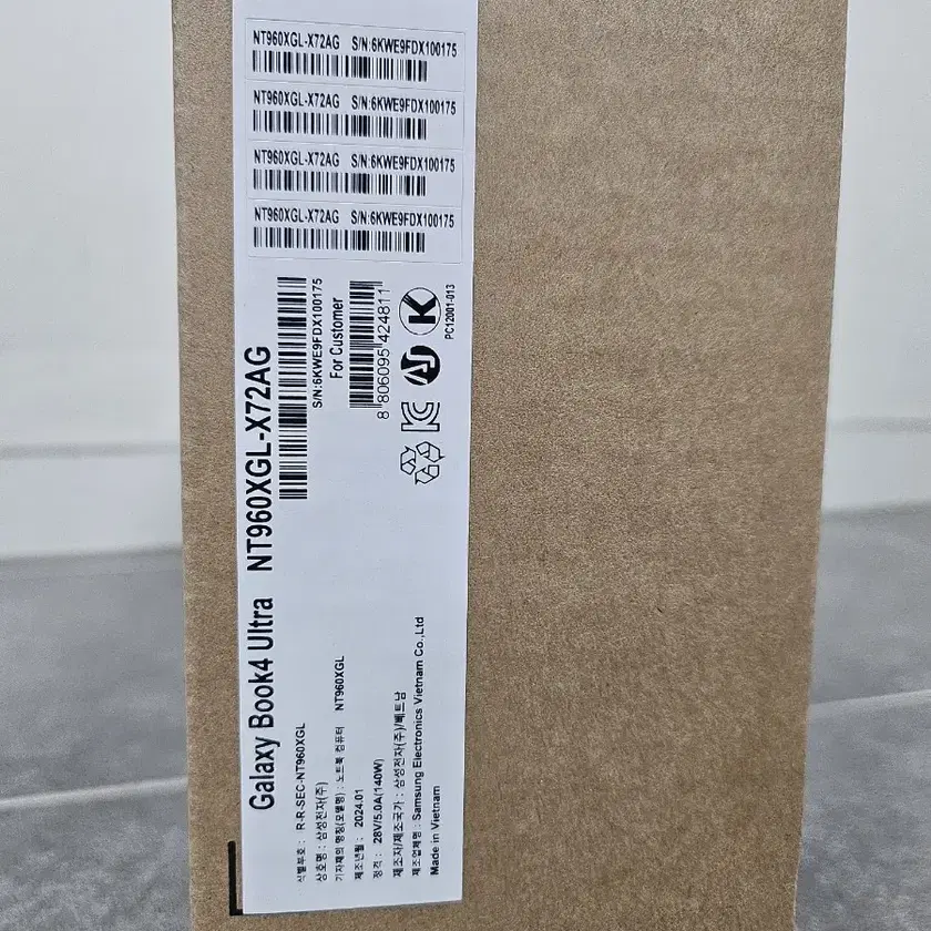 Galaxy Book 4 Ultra NT960XGL-X72AG #겔럭시북4,#겔럭시북 on Bunjang Global Site.