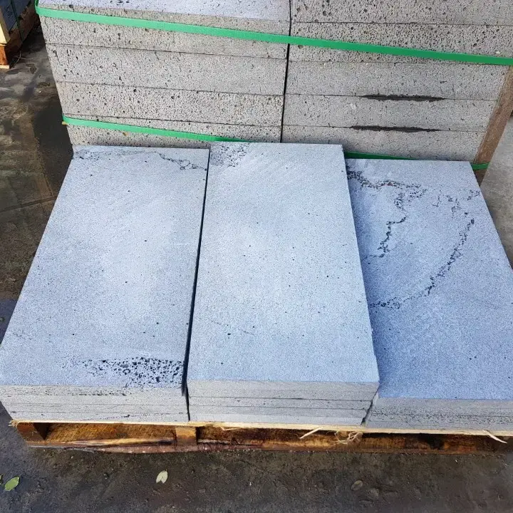Basalt flagstone slabs 300x600x30T - exterior decking jungwon yard ...