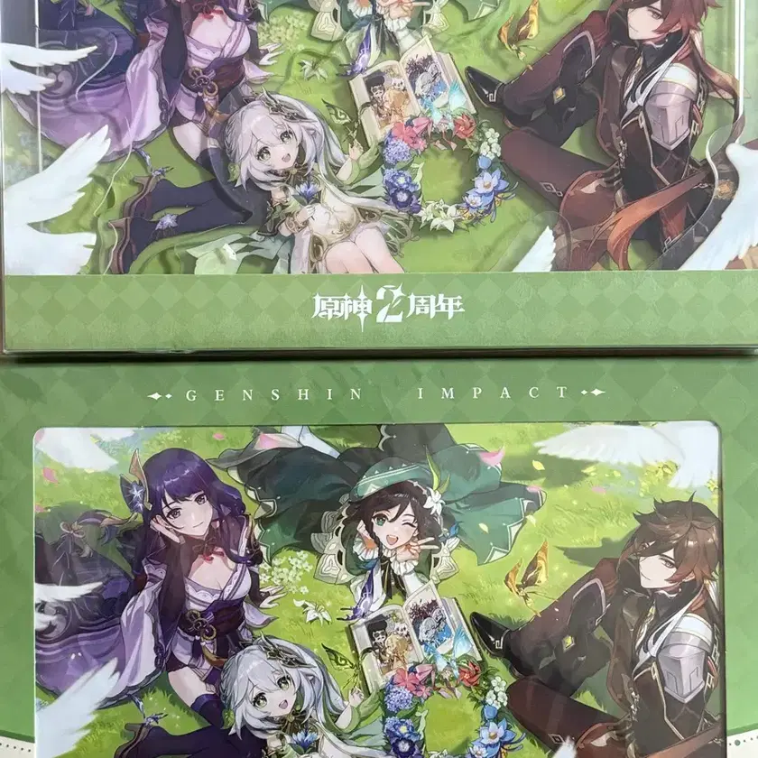 Genshin Impact 2nd Anniversary Acrylic, colored paper bulk sell Venti ...