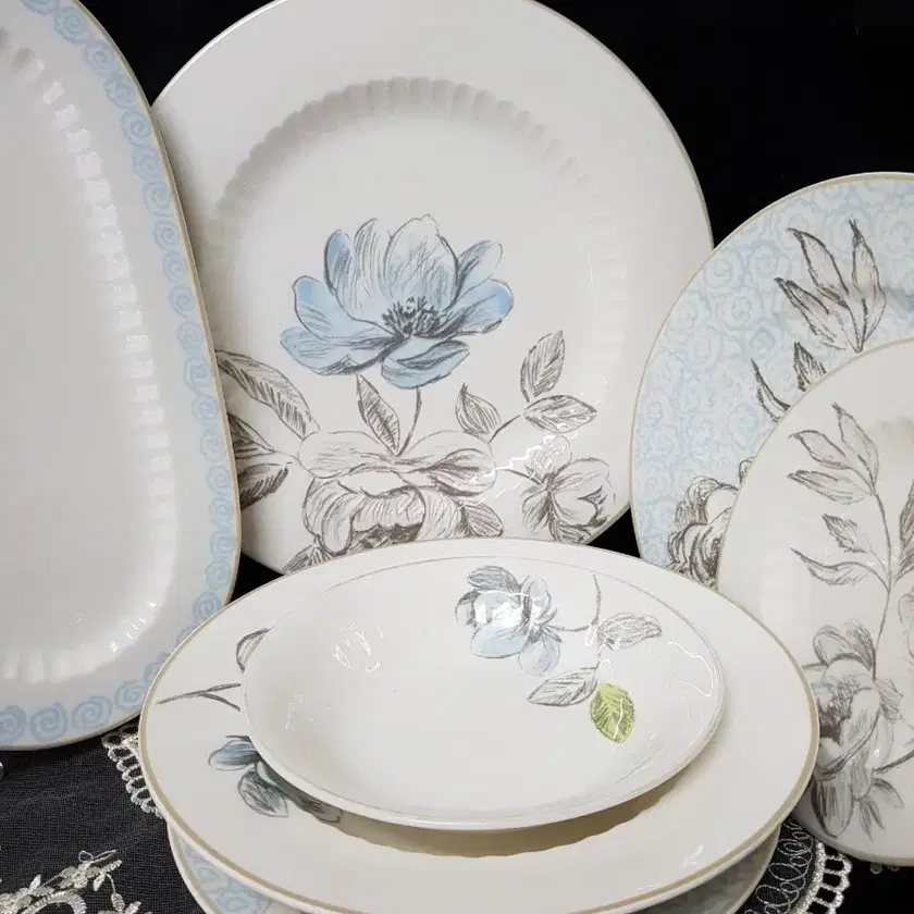 HANKOOK CHINAWARE | 한국도자기 UK Designer Guild 8p Set Korean Pottery ZEN ...