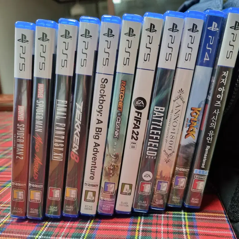 PLAY STATION | 플레이스테이션 Playstation 5, 4 game CDs for sale. Cheap on ...