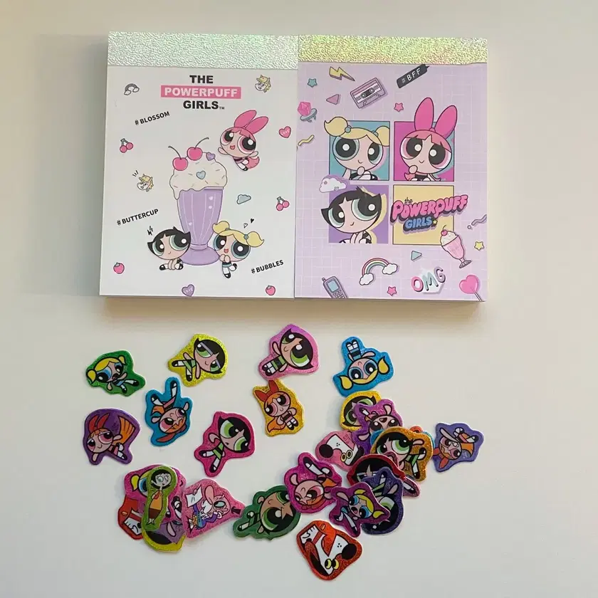 New Product) Powerpuff Girls Memo Piece sticker Set Classic Rare on ...