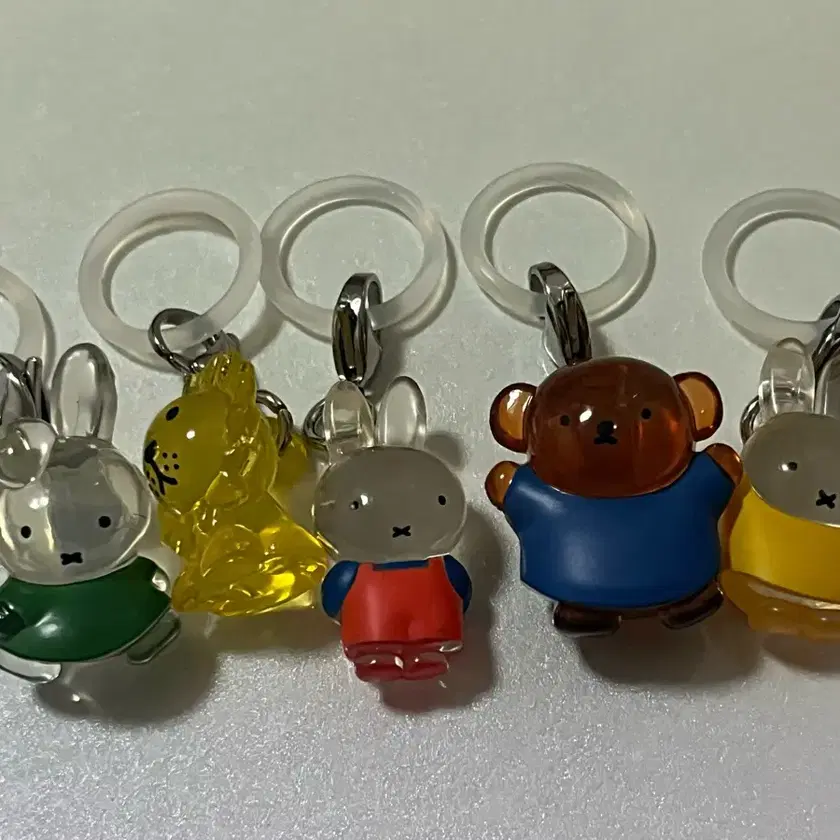 Miffy and Friends Transparent keyring Gacha Set #미피,#미피키링,#미피가챠,#미피인형 ...