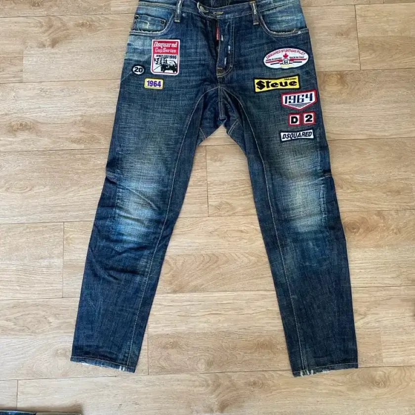 DSQUARED2 | 디스퀘어드 Dsquared 08 Logo Patch Biker 48 on Bunjang Global Site.