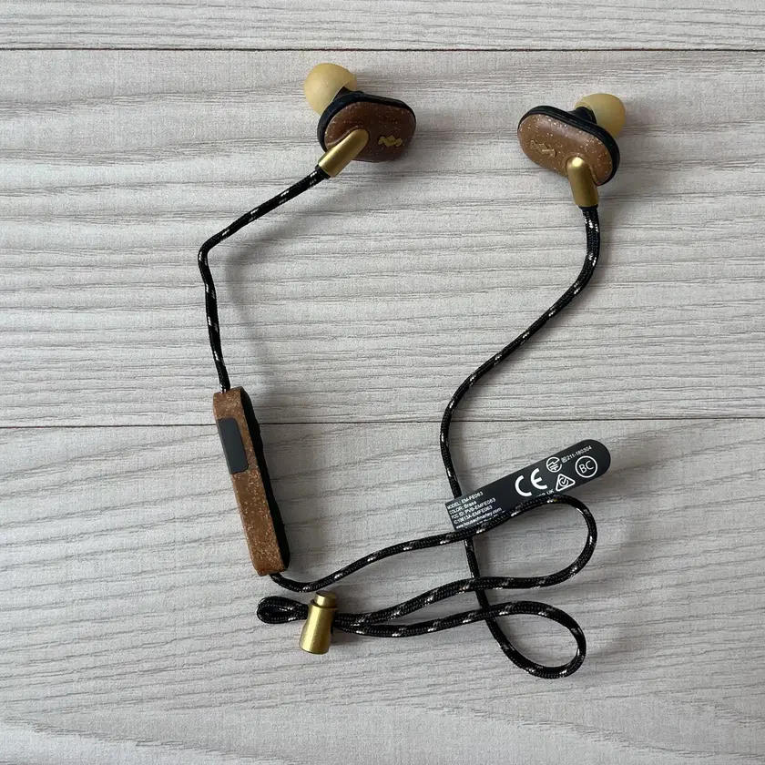 Bob Marley Uprise Bluetooth Earphones EM-FE063 Blue #말리이어폰,#marley,#EM ...