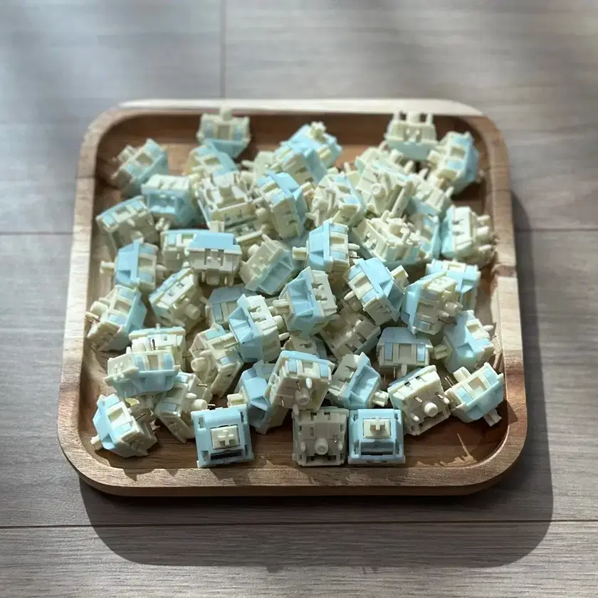 (Hand-lubricated) KeyGik Blooch Cheese Linear Switch Custom Keyboard ...