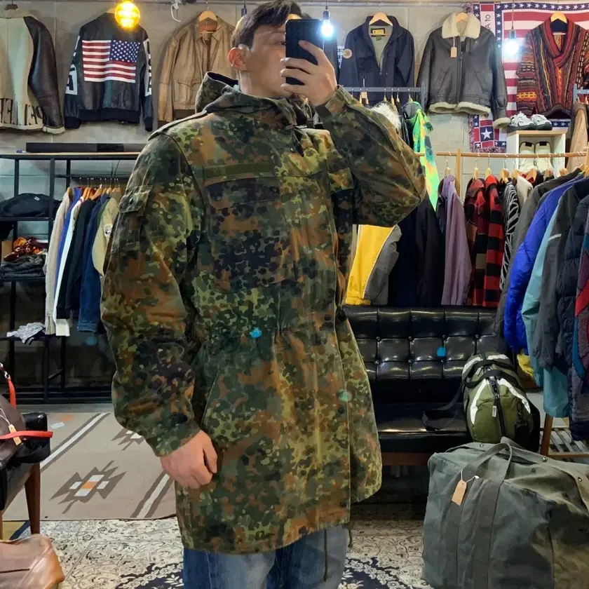 PLAC | 플랙진 Time Sale) German Army 90s Flak탄 GR7 Parka XL Jacket ...