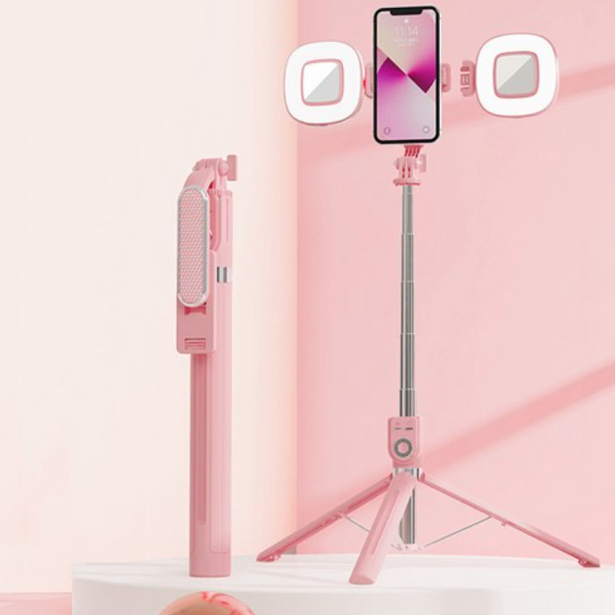 Bluetooth Selfie Stick LED Light Smartphone Selfie Stick Tripod 170cm ...