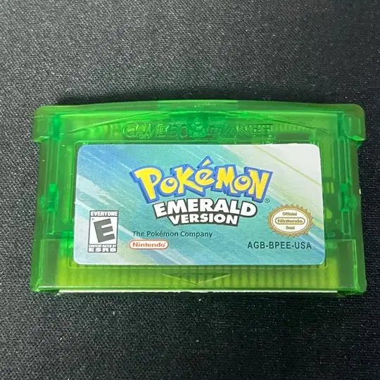 GBA Game Boy Pokémon Emerald North American Edition Reissue #gba,#gba ...