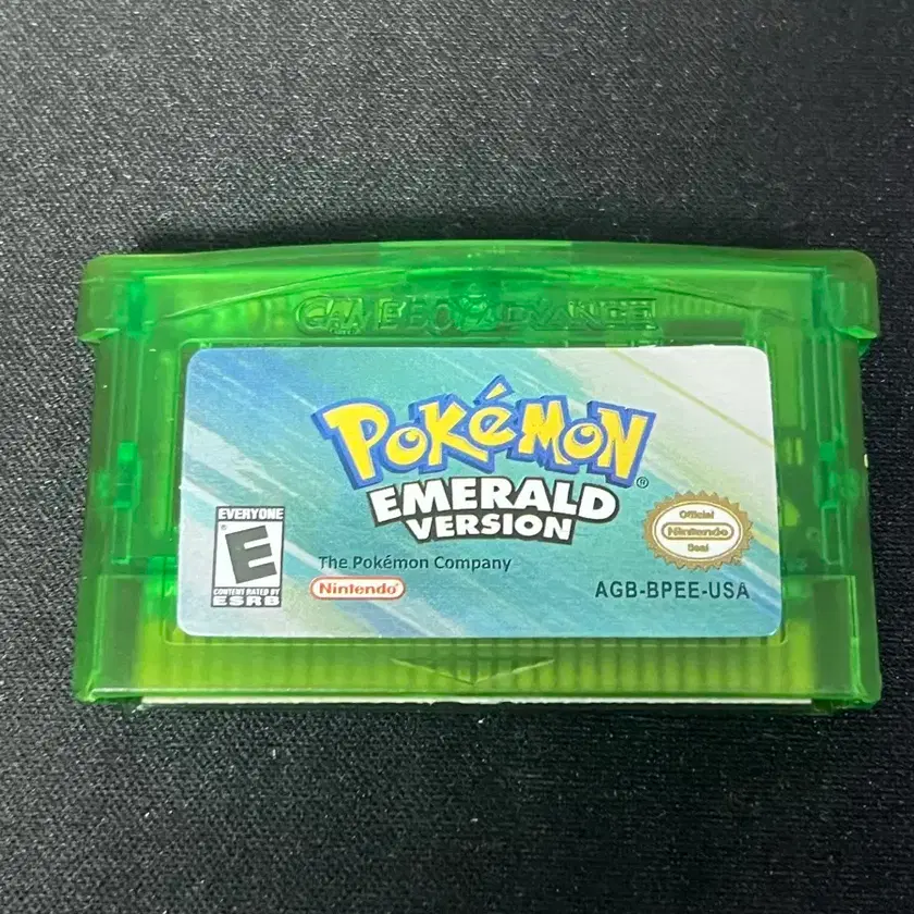 GBA Game Boy Pokémon Emerald North American Edition Reissue #gba,#gba ...